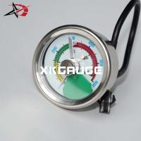 China Y40 Luminous Electric Contact Pressure Gauge 40mm Industrial Alarm Switch Pressure Monitoring Instrument for sale