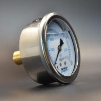 China Range Liquid Filled Pressure Gauge 0-400 kg/cm2 5700 PSI High Pressure Washer for Industrial Cleaning for sale