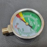 China YO50 Oxygen Pressure Gauge Types 50mm Brass EN837 Welding Gas Cylinder Pressure Manometer for sale