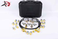 China Portable Hydraulic Pressure Testing Kits OEM ODM With 3 Pressure Gauges / 14 Fittings for sale