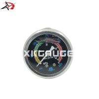 China YN40 Liquid Filled Pressure Gauge 40MPa 6000PSI Shockproof for Hydraulic Equipment Industrial Use for sale