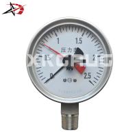 China All Stainless Steel Anti Vibration Pressure Gauge 100mm Liquid Filled IP65 Industrial Manometer for sale