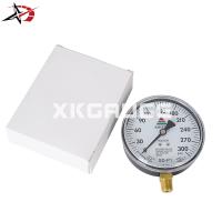 China 0-300 PSI Fire Sprinkler Pressure Gauge 63mm Brass Connection Fire Protection System Manometer for sale