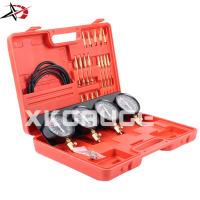 China 4 Gauge Carburetor Vacuum Synchronizer Gauges Tool Kit / Vacuum Tester Kit With Mounting Plate for sale