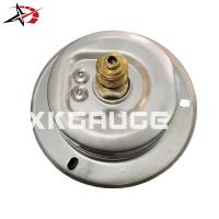 China Panel Mount Liquid Filled Pressure Gauge Axial Stainless Steel Front Flange for Compact Instrument Displays for sale