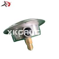 China Panel Mount Liquid Filled Pressure Gauge Axial Stainless Steel Front Flange for Compact Instrument Displays for sale