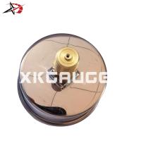 China Back Mount Liquid Filled Hydraulic Pressure Gauge 0-400 Bar 5800 PSI for Industrial Equipment Monitoring for sale