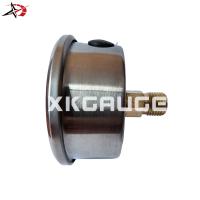 China Back Mount Liquid Filled Hydraulic Pressure Gauge 0-400 Bar 5800 PSI for Industrial Equipment Monitoring for sale