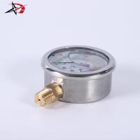 China Air Compressor Liquid Filled Air Pressure Gauge 16MPa 230PSI Radial Mount for Pneumatic System Measurement for sale