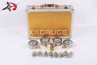 China Hydraulic Equipment High Pressure Testing Kits With 4 Pressure Gauges / 9 Fittings for sale