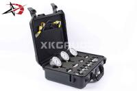 China Black Hydraulic Pressure Testing Tool Kit With 3 Pressure Gauges And 11 Fittings for sale