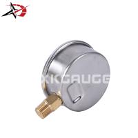 China 0-70kg/cm² 0-1000PSI Radial Mounting Stainless Steel Pressure Gauge Liquid Fillable for sale