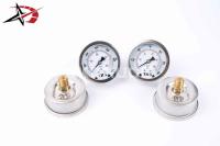 China Black pressure testing toolkit with 4 pressure gauges, 6 adapter fittings, 1 inflation valve, and tools included for sale