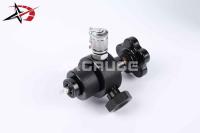China Black pressure testing toolkit with 4 pressure gauges, 6 adapter fittings, 1 inflation valve, and tools included for sale