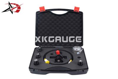 China Portable Lightweight Pressure Testing Kits 1 Pressure Gauge / 4 Adapters / 1 Inflation Valve / Test Hose for sale