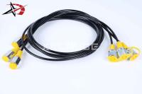 China Silver Portable Hydraulic Diagnostic Test Kit With 4 Pressure Gauges / 10 Fittings for sale