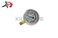 China Radial 304 Stainless Steel Glycerin-Filled Pressure Gauge, 63 mm Dial, 1/4
