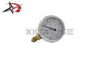 China Radial 304 Stainless Steel Glycerin-Filled Pressure Gauge, 63 mm Dial, 1/4