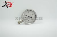 China Radial All Stainless Steel Glycerin-Filled Pressure Gauge, 63 mm Dial, 1/4