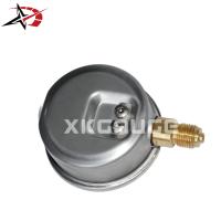 China Radial  Stainless Steel Glycerin-Filled Pressure Gauge, 63 mm Dial, G 1/4