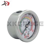 China 40mm Axial Liquid Filled Pressure Gauge 0-25 MPa Class 1.5 3500 PSI High Pressure Monitoring Gauge for sale