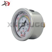 China 40mm Axial Liquid Filled Pressure Gauge 0-25 MPa Class 1.5 3500 PSI High Pressure Monitoring Gauge for sale