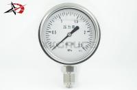 China Corrosion Resistant Stainless Steel Pressure Gauge 0–250 Bar 63mm Dial for sale