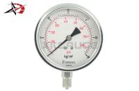 China Radial Stainless Steel Pressure Gauge 0–60 Bar Corrosion Resistant Glycerin Filled Pressure Gauge 63mm for sale