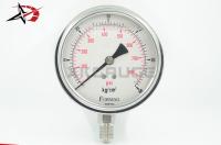 China Radial Stainless Steel Pressure Gauge 0–60 Bar Corrosion Resistant Glycerin Filled Pressure Gauge 63mm for sale