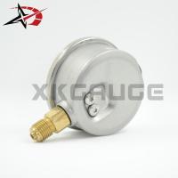 China 25MPa Liquid Filled Pressure Gauge 63mm Stainless Steel Radial Pressure Gauge for sale