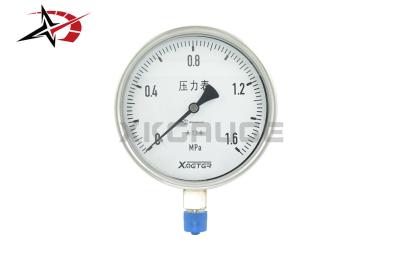 China 150mm Stainless Steel Pressure Gauge 0–16 Bar Glycerin Filled Pressure Gauge for sale