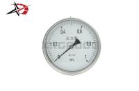 China OEM ODM Stainless Steel Pressure Gauge 0–10 Bar Glycerin Filled Pressure Gauge for sale