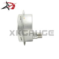 China 0-2.5MPa Axial Flange Pressure Gauge Class 1.5 Panel Mount Pressure Gauge 100mm Dial for sale