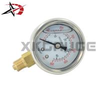 China Vibration Proof Liquid Filled Pressure Gauge 0-600 PSI 40 kg/cm2 Radial for Hydraulic Equipment Systems for sale