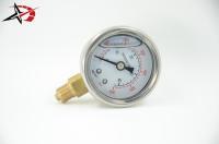 China Vibration Proof Liquid Filled Pressure Gauge 0-600 PSI 40 kg/cm2 Radial for Hydraulic Equipment Systems for sale