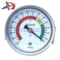 China 2.5 Inch Capsule Pressure Gauge 63mm Brass Wetted U Clamp Pressure Gauge for sale