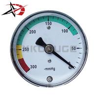 China 50mm Vacuum Capsule Pressure Gauge Types Steel Case Brass Internals 300mmHg for sale