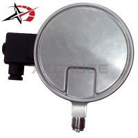 China 1 MPa Bottom Mount Pressure Gauge 150mm Glass Pressure Gauge Stainless Steel for sale