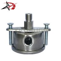 China 304 Stainless Steel Liquid Filled Pressure Gauge 1.5 Inch 16 Bar Panel Mount for Compact Equipment Monitoring for sale