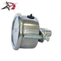 China 304 Stainless Steel Liquid Filled Pressure Gauge 1.5 Inch 16 Bar Panel Mount for Compact Equipment Monitoring for sale