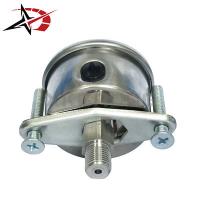 China 304 Stainless Steel Liquid Filled Pressure Gauge 1.5 Inch 16 Bar Panel Mount for Compact Equipment Monitoring for sale
