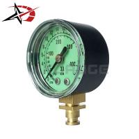 China 30 ATM Radial Pressure Gauge EN 837-1 Brass Connection Medical Manometer for sale