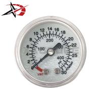 China Brass Connector Medical Pressure Gauge Luminous Dial 30 ATM 40mm Acrylic Lens Pressure Gauge for sale