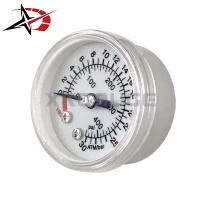 China Brass Connector Medical Pressure Gauge Luminous Dial 30 ATM 40mm Acrylic Lens Pressure Gauge for sale