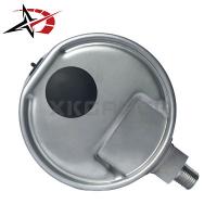 China Use No Oil 1.4 MPa SUS 316 TubeSocket 1/2 NPT All Stainless Steel Oxygen Pressure Gauge for sale