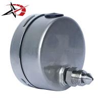 China Stainless Steel Hydraulic 15000 Psi Pressure Gauge Ventilating Application 100 MPa for sale