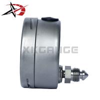 China Stainless Steel Hydraulic 15000 Psi Pressure Gauge Ventilating Application 100 MPa for sale