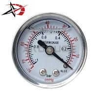 China Compact 40mm Liquid Filled Pressure Gauge Stainless Steel for General Industrial Measurement Monitoring for sale