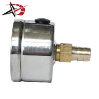 China Compact 40mm Liquid Filled Pressure Gauge Stainless Steel for General Industrial Measurement Monitoring for sale