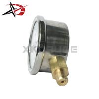China 60mm Vacuum Pressure Gauge Manometer Anti Vibration Pressure Gauge Glycerin Filled for sale